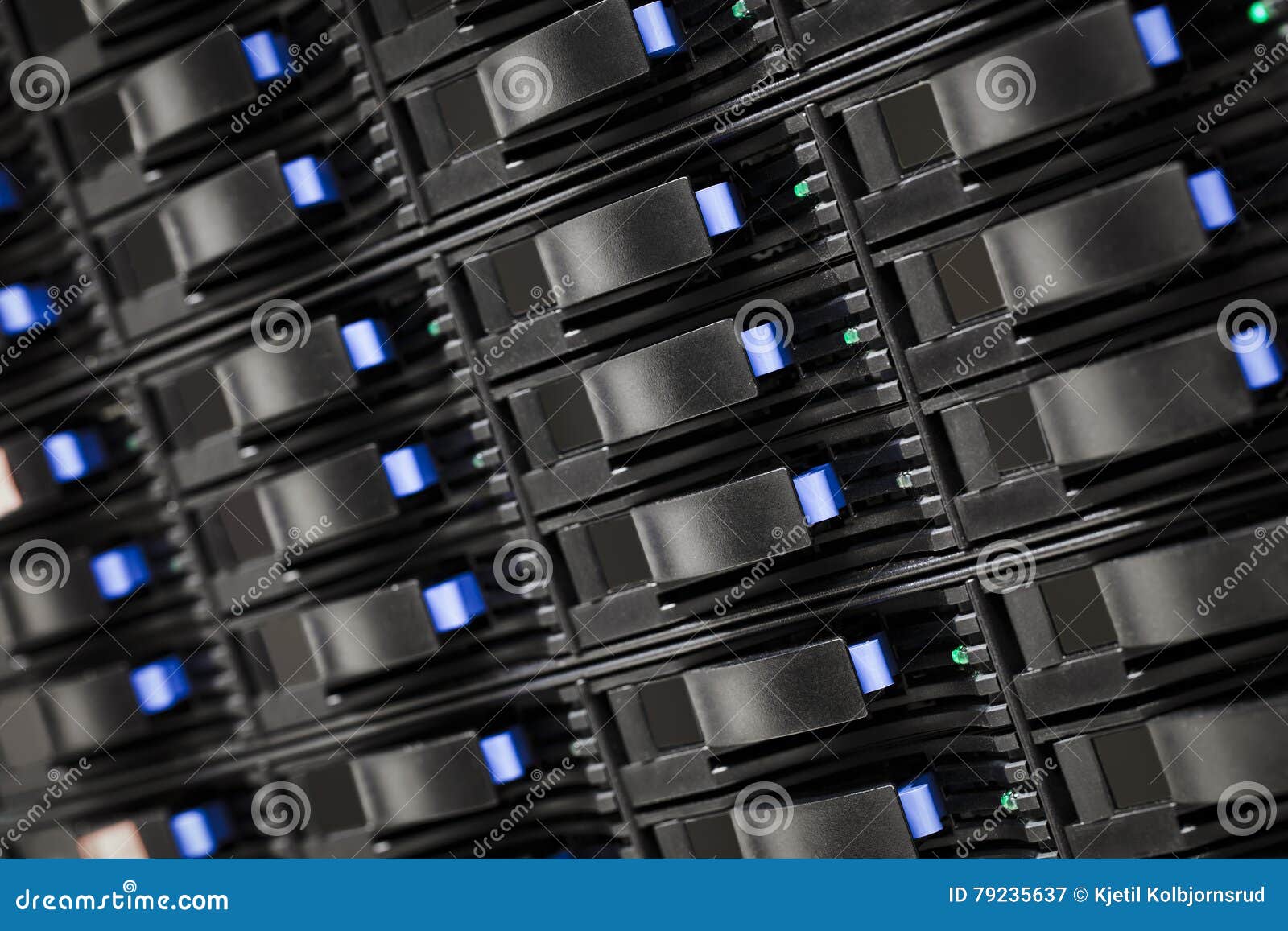 Datacenter with Hard Drives Stock Image - Image of hard, full: 79235637