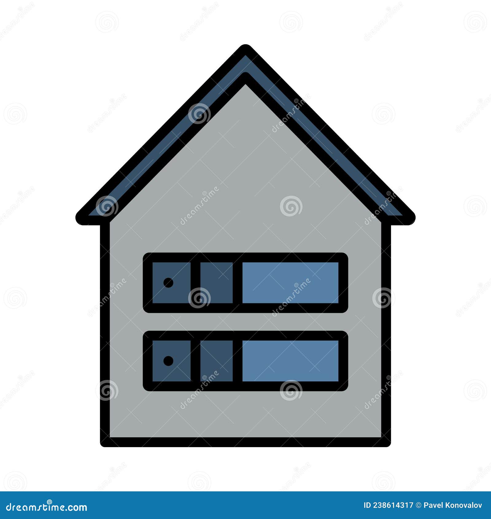 Datacenter Icon stock vector. Illustration of catconnectivity - 238614317