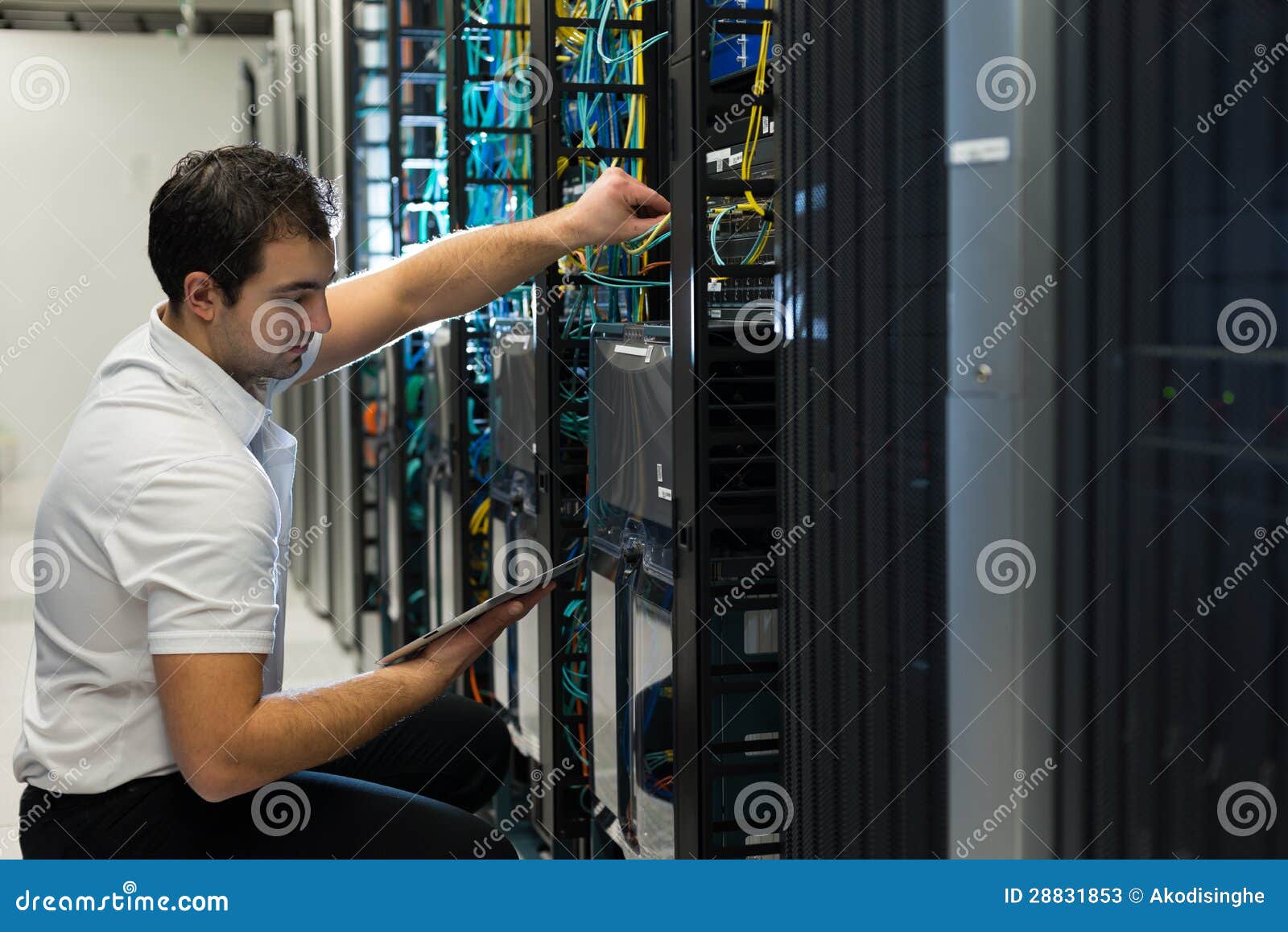 Datacenter manager stock image. Image of equipment, chassis - 28831853