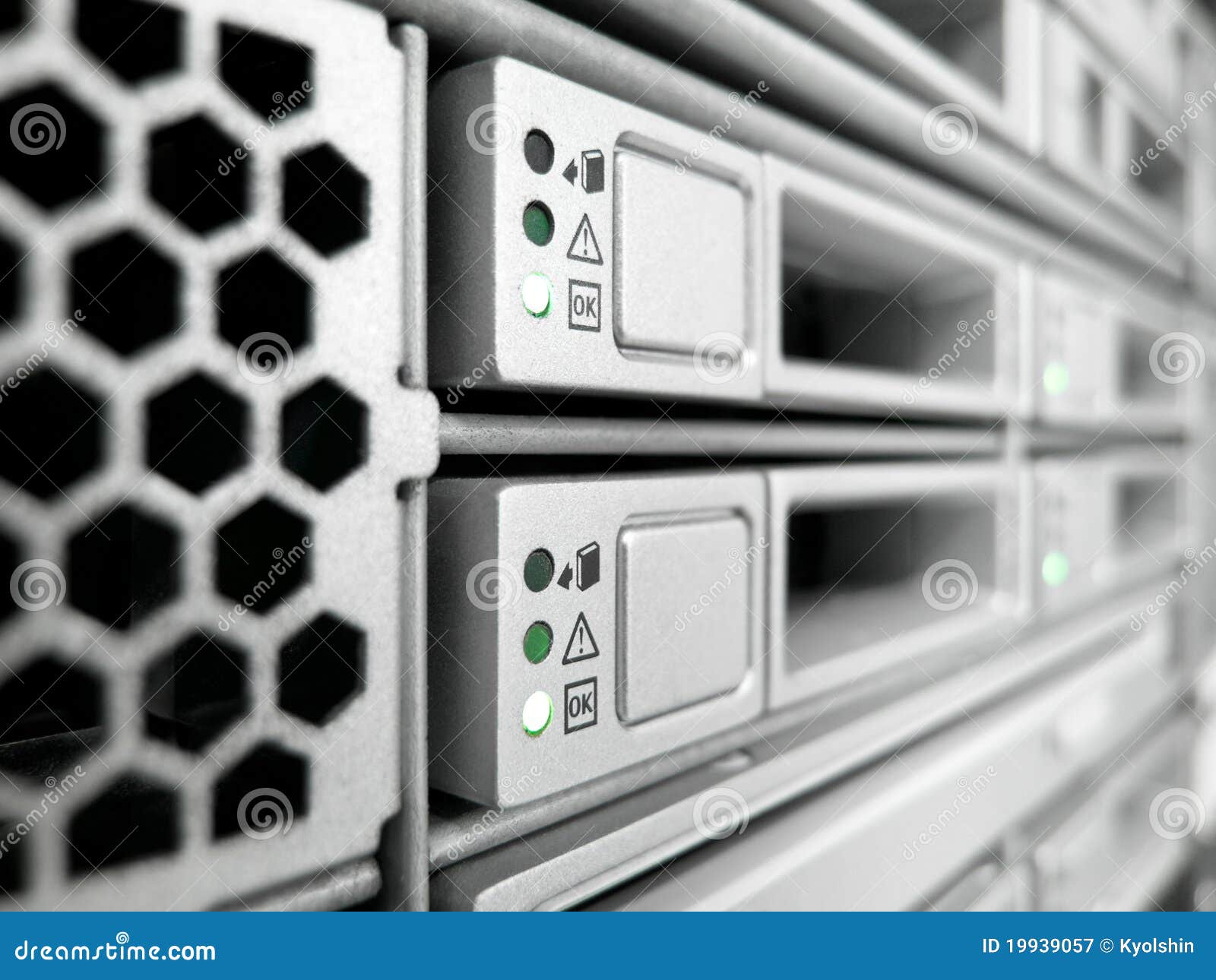 Datacenter server stock image. Image of hardware, black - 19939057