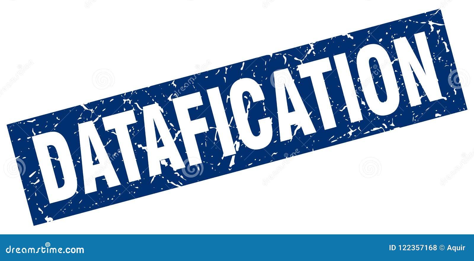 Datafication stamp stock vector. Illustration of white - 122357168