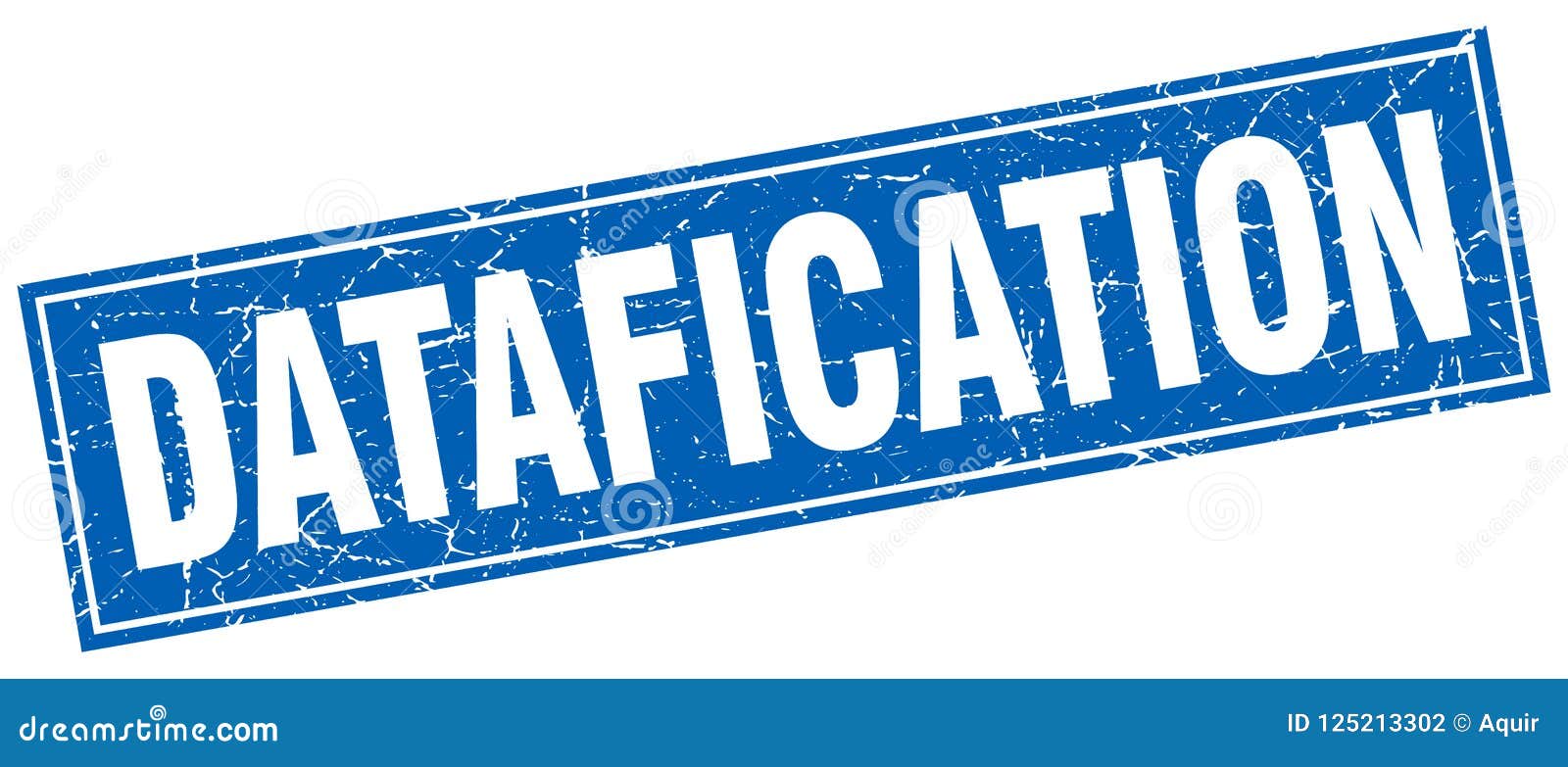 Datafication stamp stock vector. Illustration of banner - 125213302