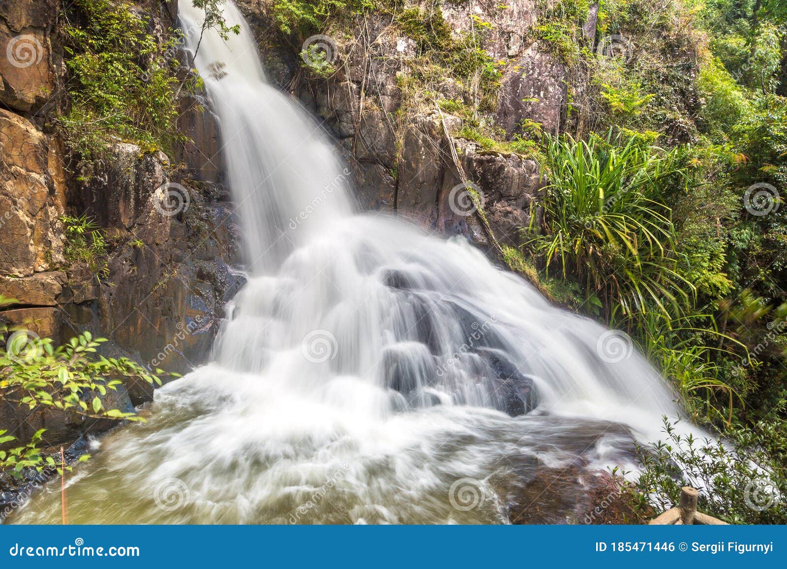 Datanla Waterfall in Dalat stock photo. Image of park - 185471446