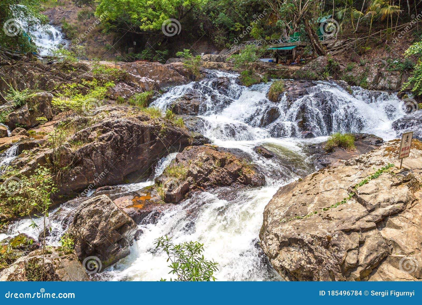 Datanla Waterfall in Dalat stock photo. Image of water - 185496784
