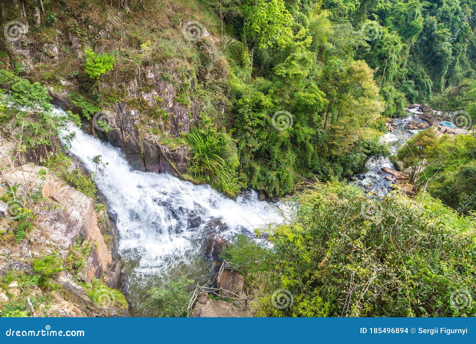 Datanla Waterfall in Dalat stock photo. Image of river - 185496894