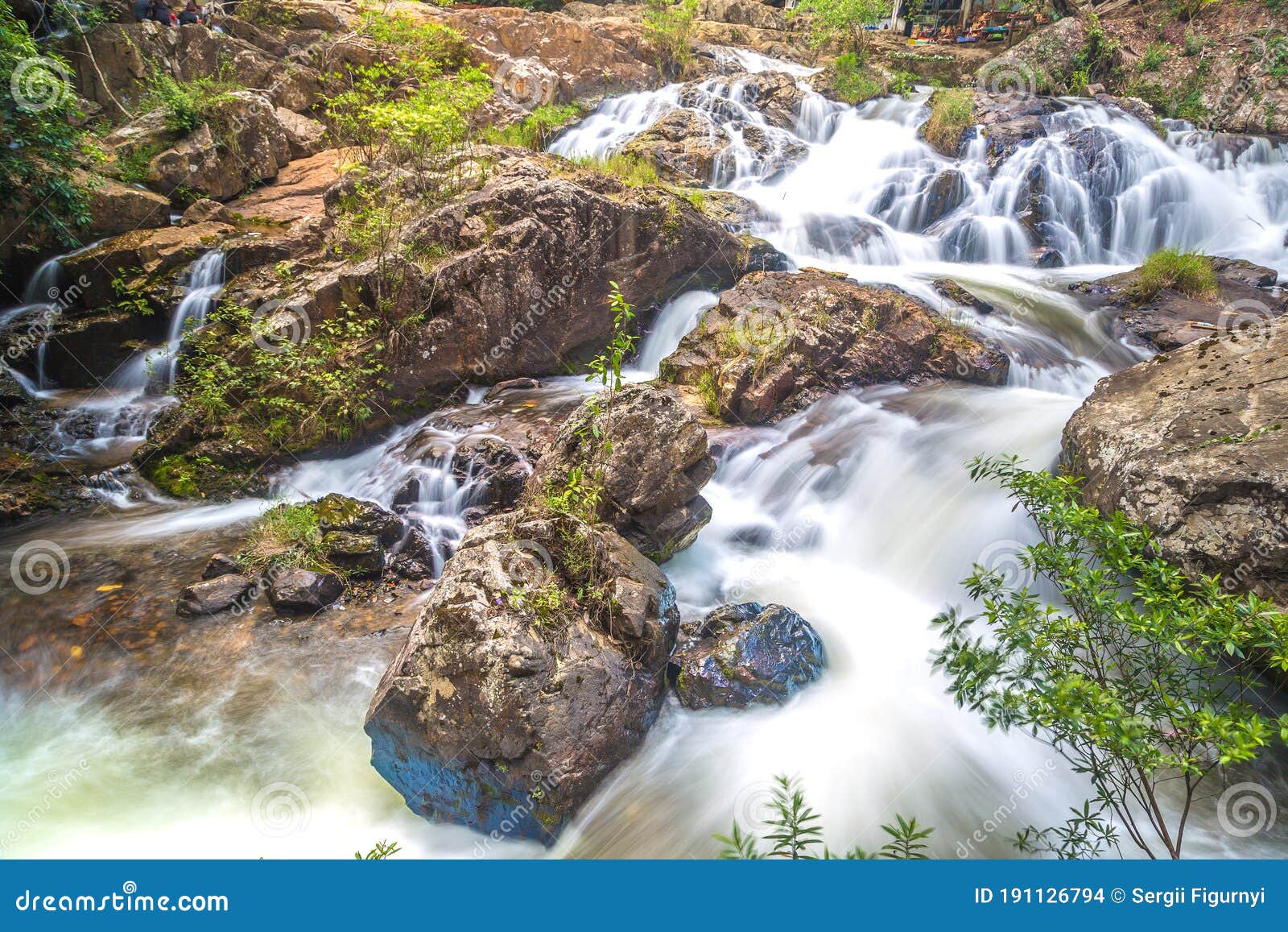 Datanla Waterfall in Dalat stock photo. Image of outdoor - 191126794