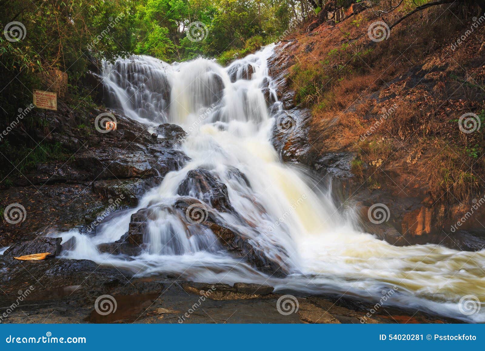 Datanla waterfall stock image. Image of vietnam, travel - 54020281