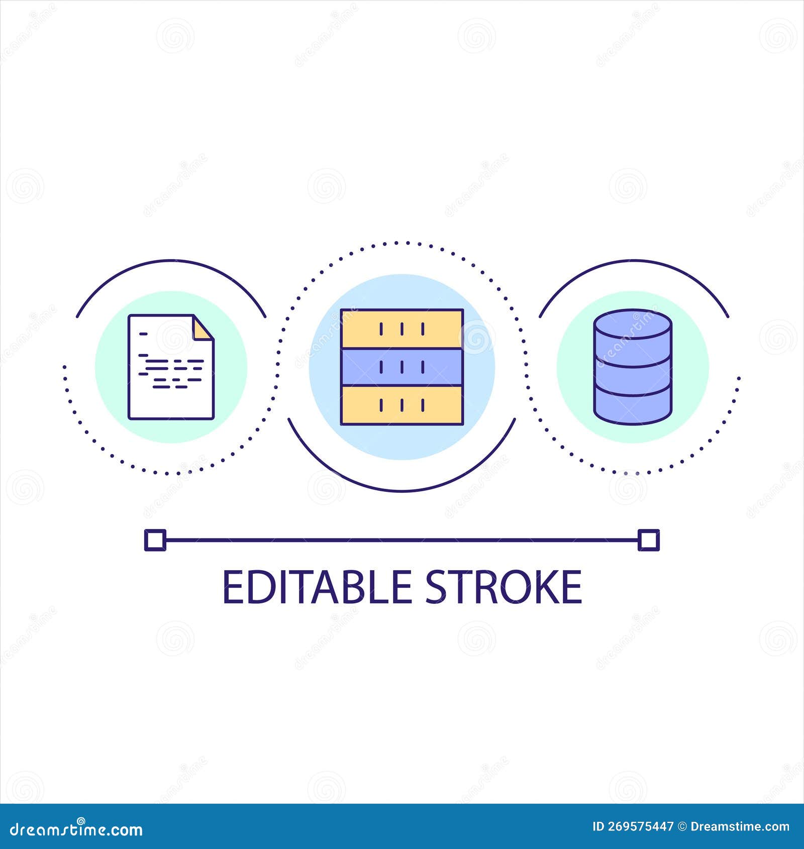 Dataset Containing Information about Code Changing Loop Concept Icon ...