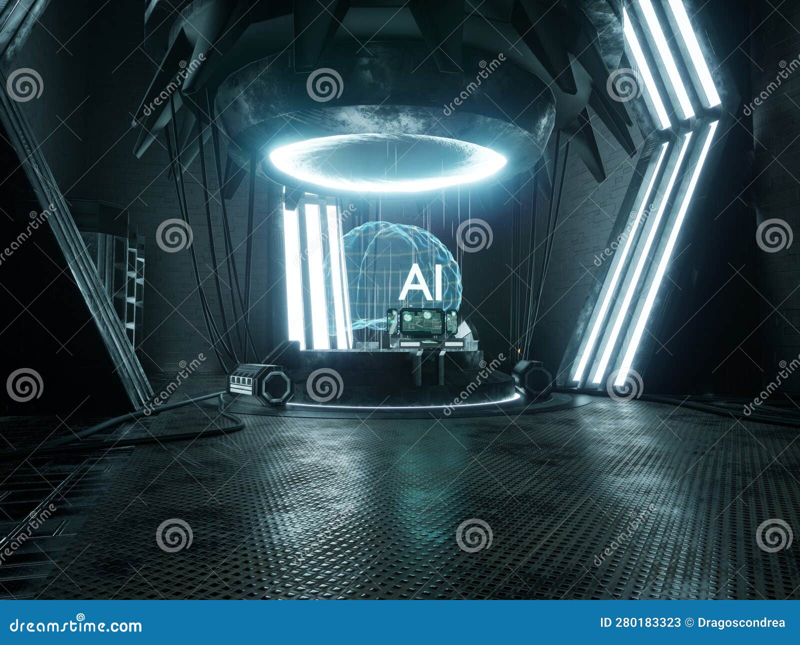 Brain Digitalization, Icon In Line Design. Brain, Digitalization ...