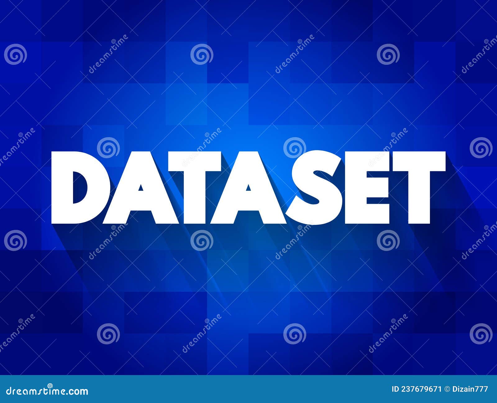 Dataset Text Quote, Technology Concept Background Stock Illustration ...