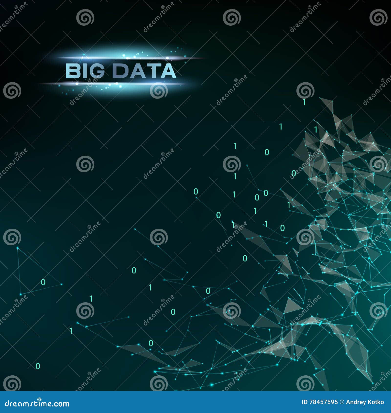 Datateknik och stora data vektor illustrationer. Illustration av abstrakt - 78457595