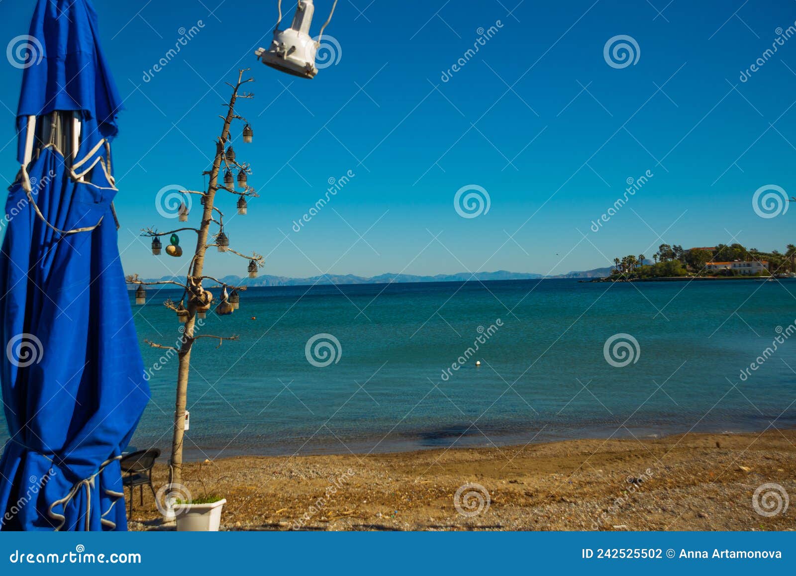 DATCA, TURKEY: Beautiful View from the Beach To the Sea and Mountains ...