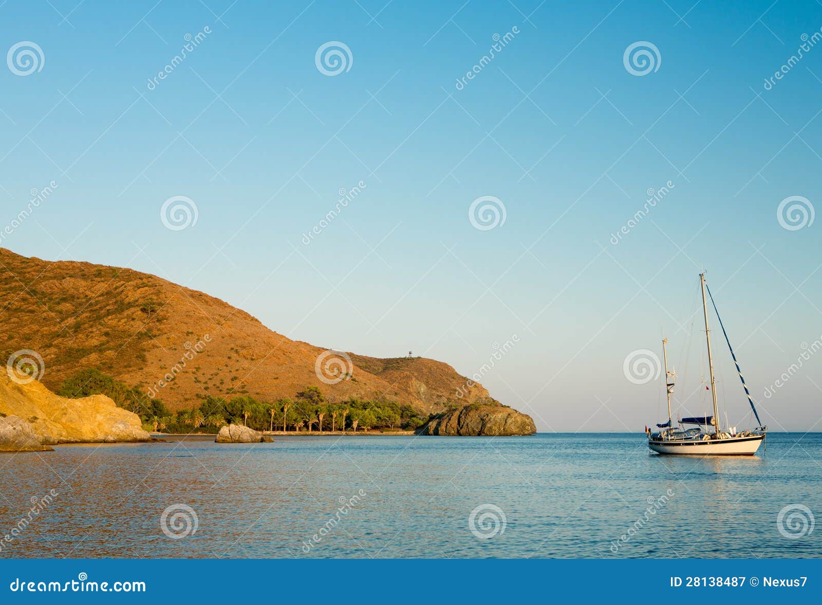 Datca Turquie image stock. Image du vert, exotique, bleu - 28138487