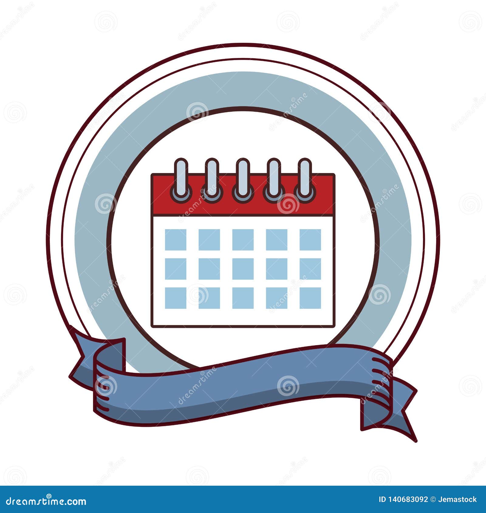 Date calendar cartoon stock vector. Illustration of january - 140683092