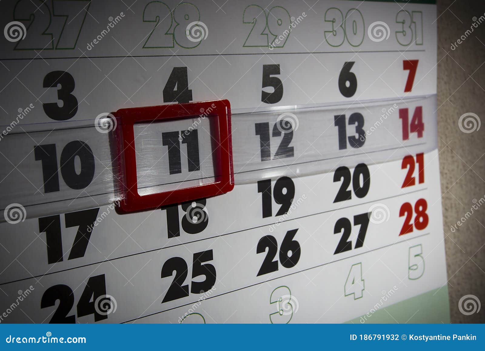 Date Calendar Page stock photo. Image of record, event - 186791932