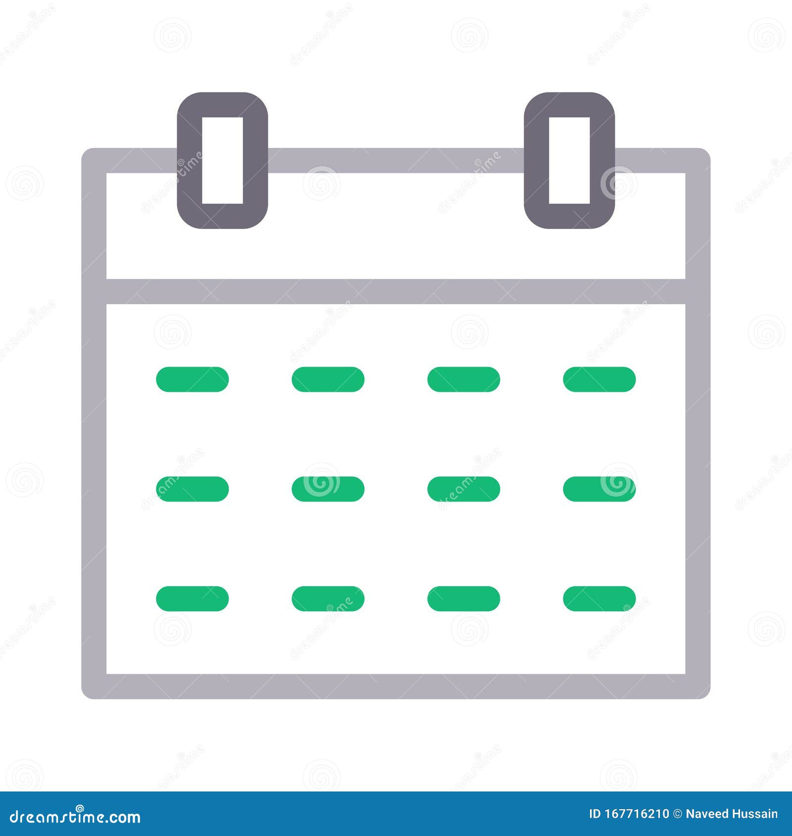 Date color line icon stock illustration. Illustration of pack - 167716210