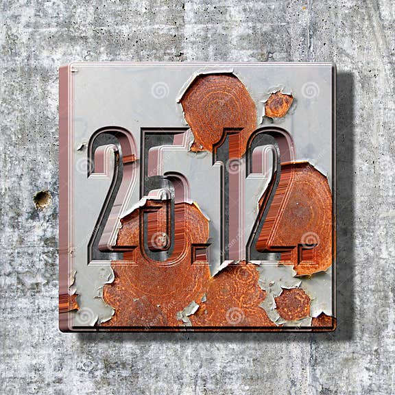 Date: December 25th - Word, Lettering or Text As 3D Illustration, 3D ...