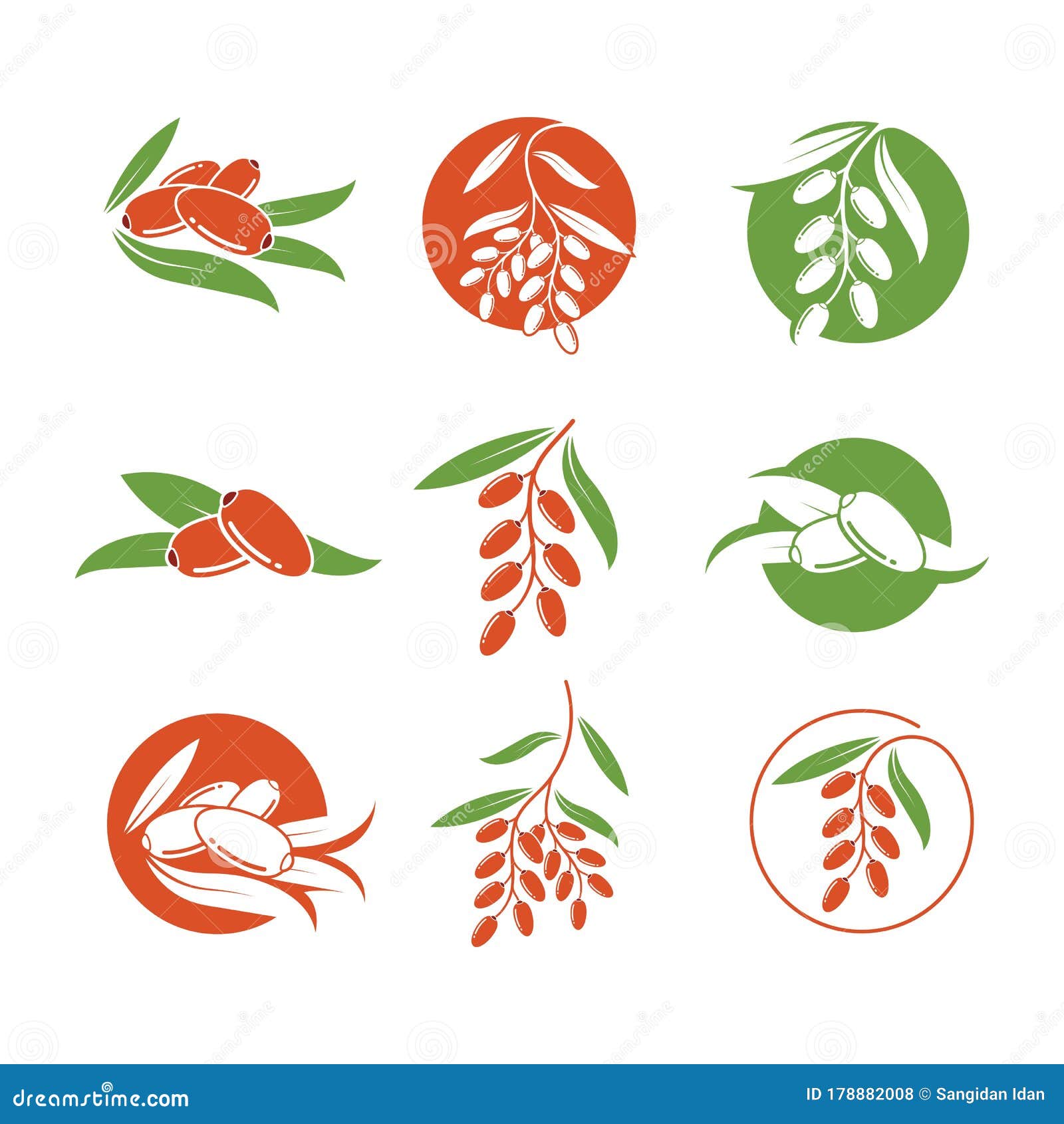 Date Fruit Vector Illustration Design Stock Vector - Illustration of ...