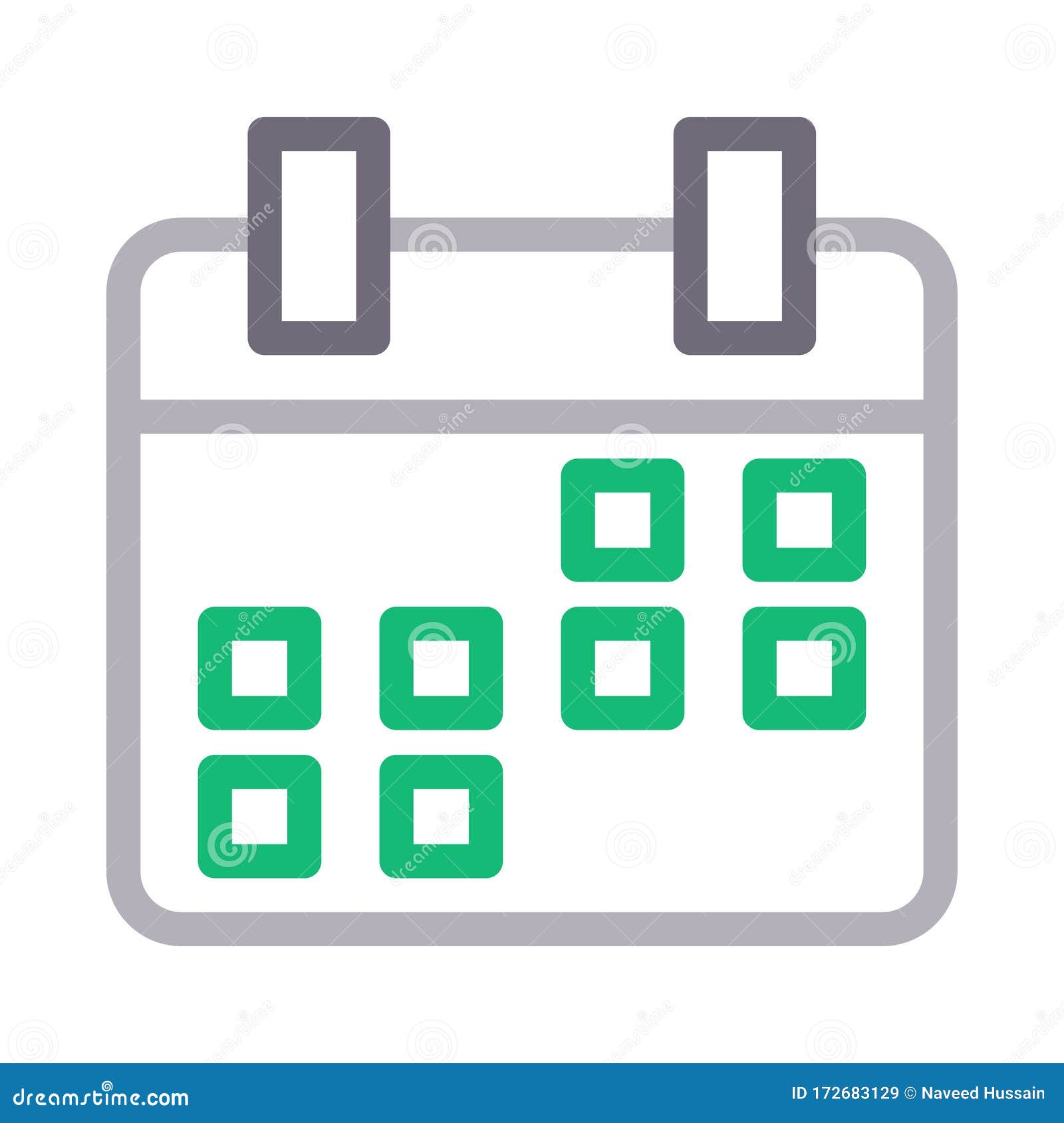 Date color line icon stock illustration. Illustration of envelopment ...