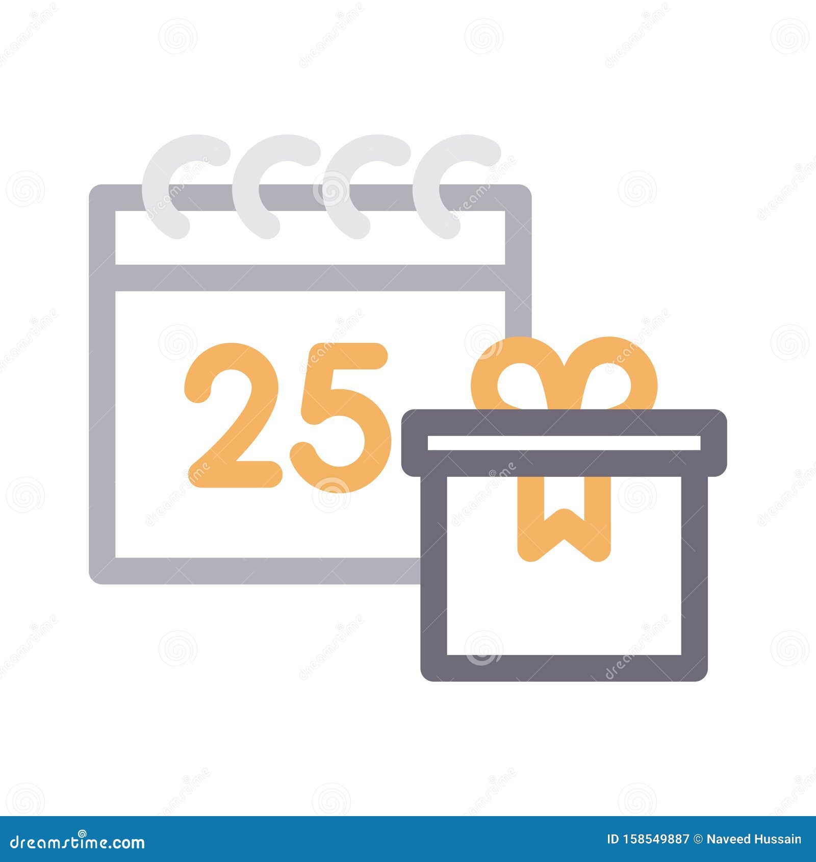 Date color line icon stock illustration. Illustration of pack - 158549887