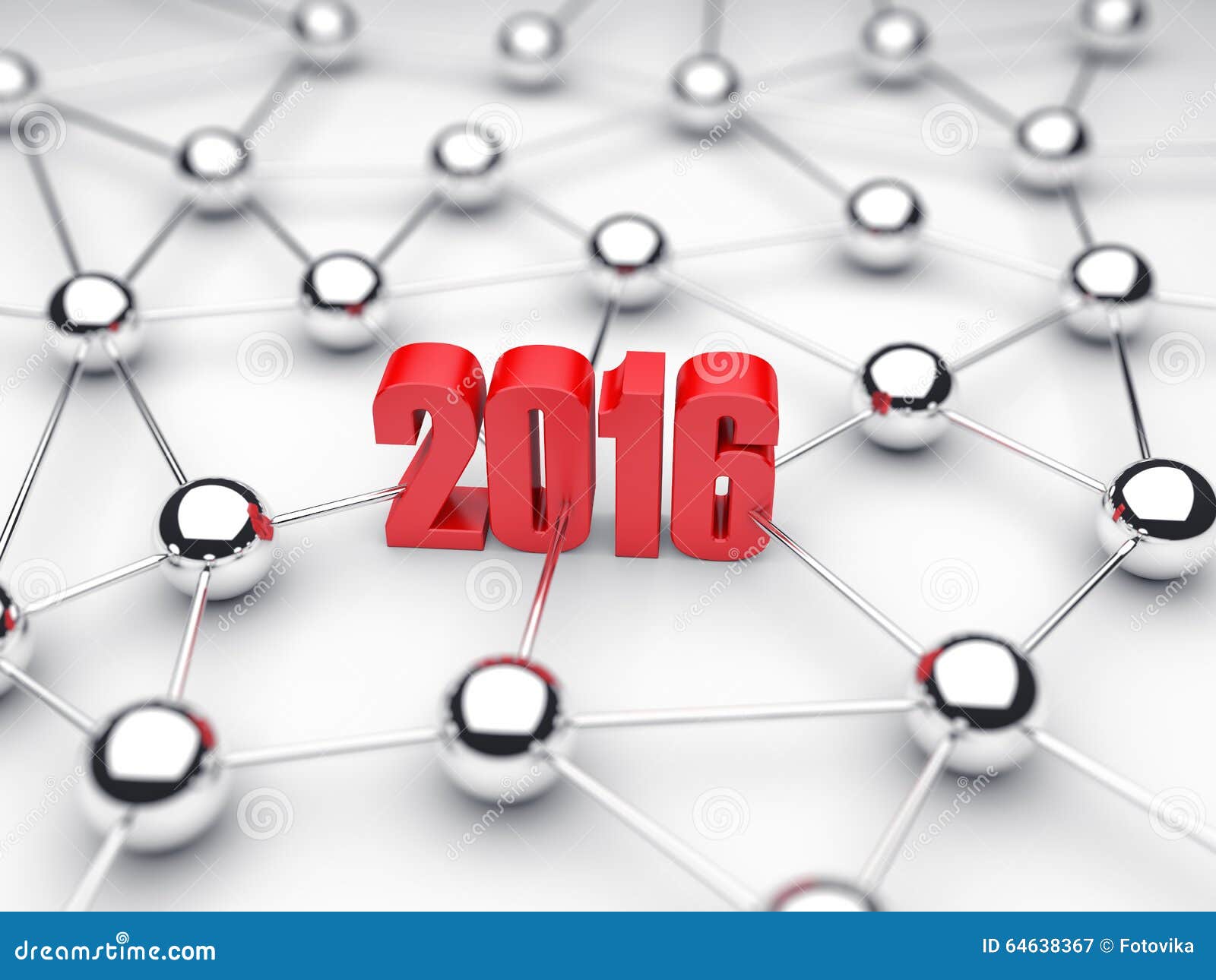 The 2016 date stock illustration. Illustration of chrome - 64638367