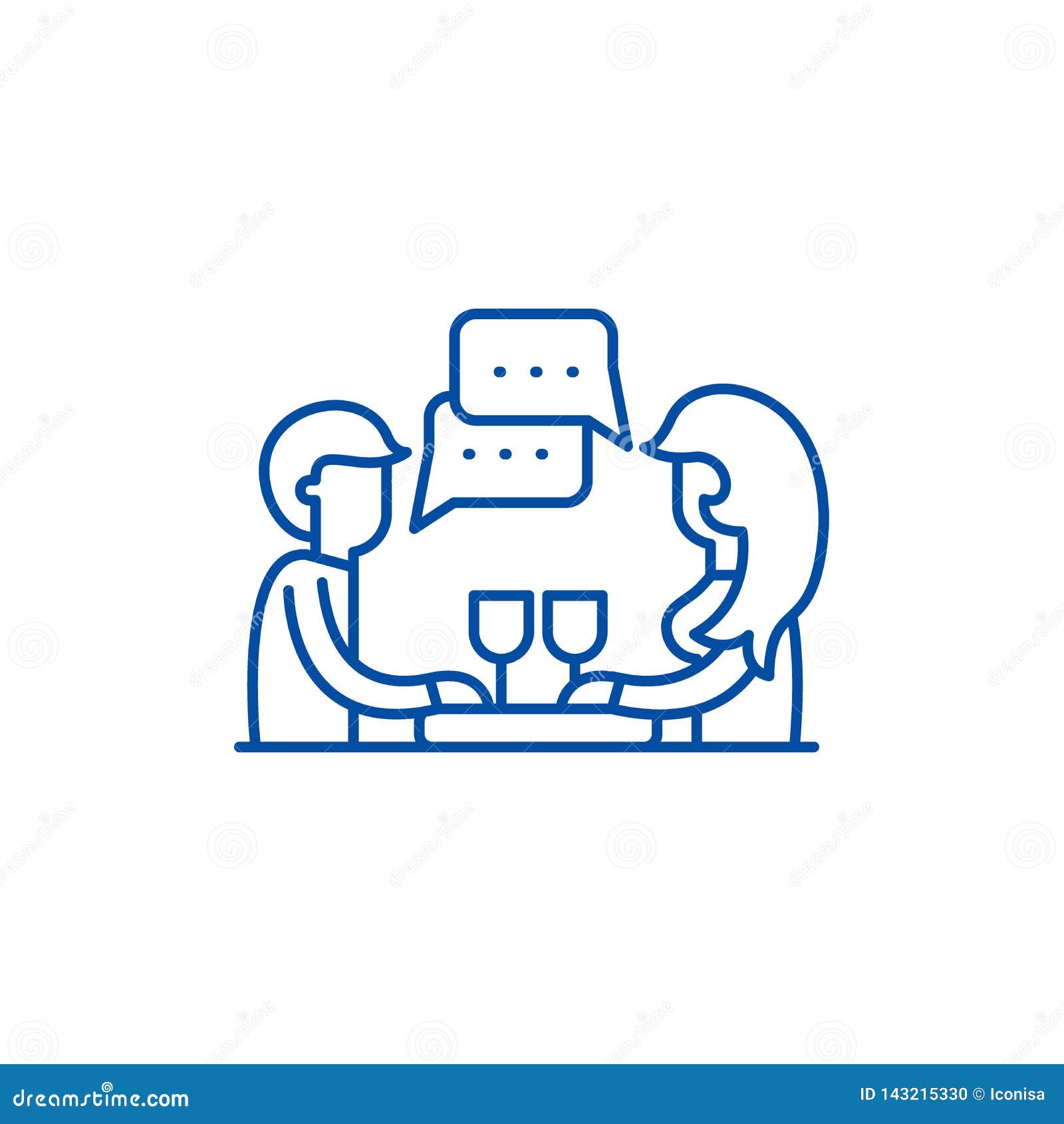 Date Line Icon Concept. Date Flat Vector Symbol, Sign, Outline ...