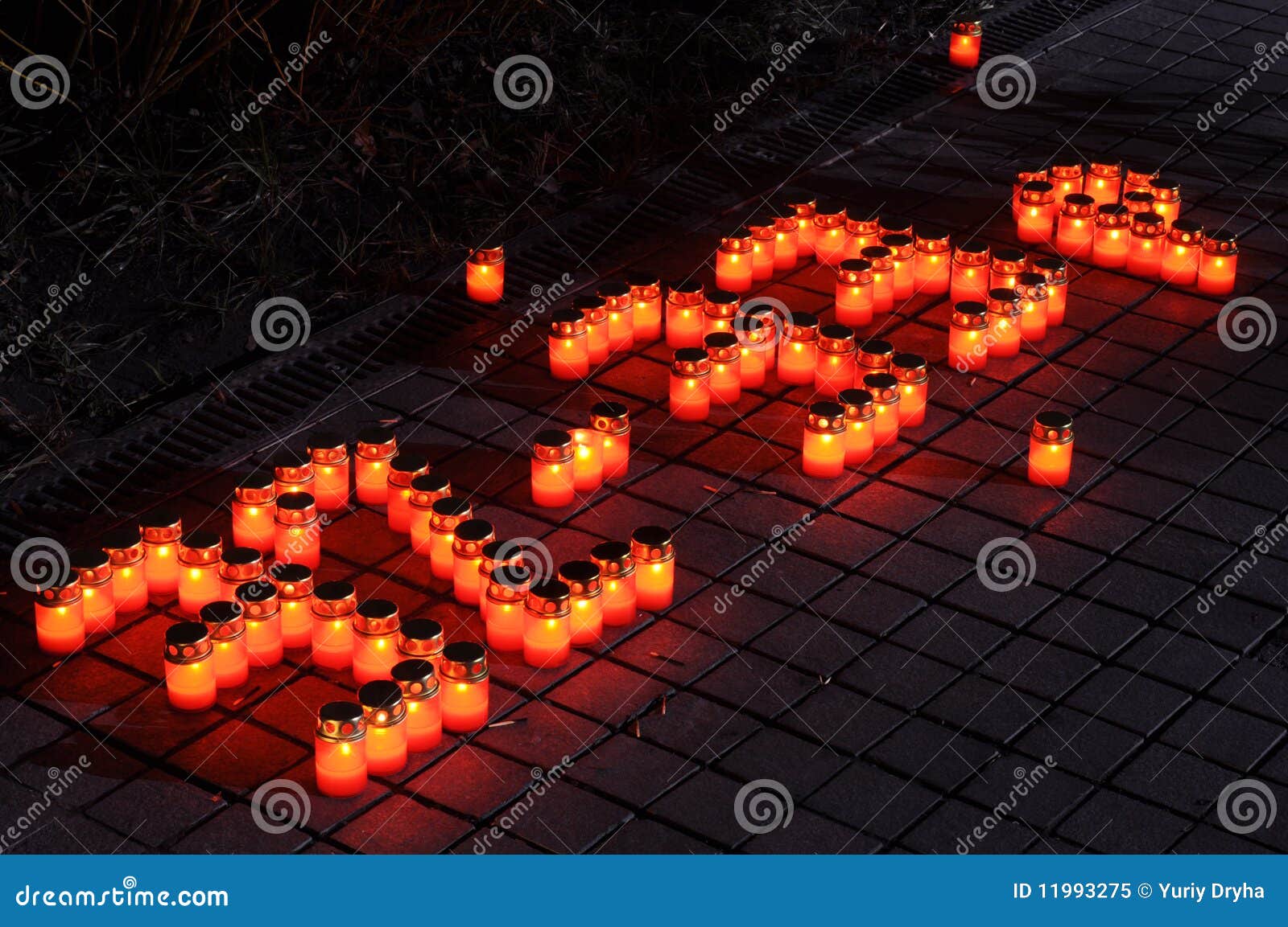 Date made with candles editorial image. Image of loss - 11993275