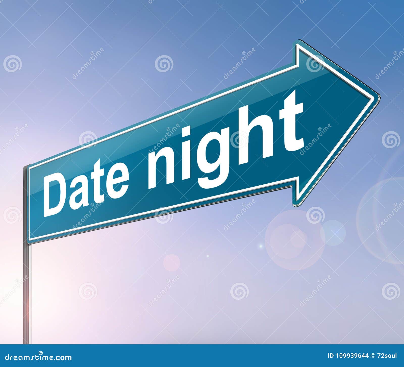 Date night concept. stock illustration. Illustration of romantic ...