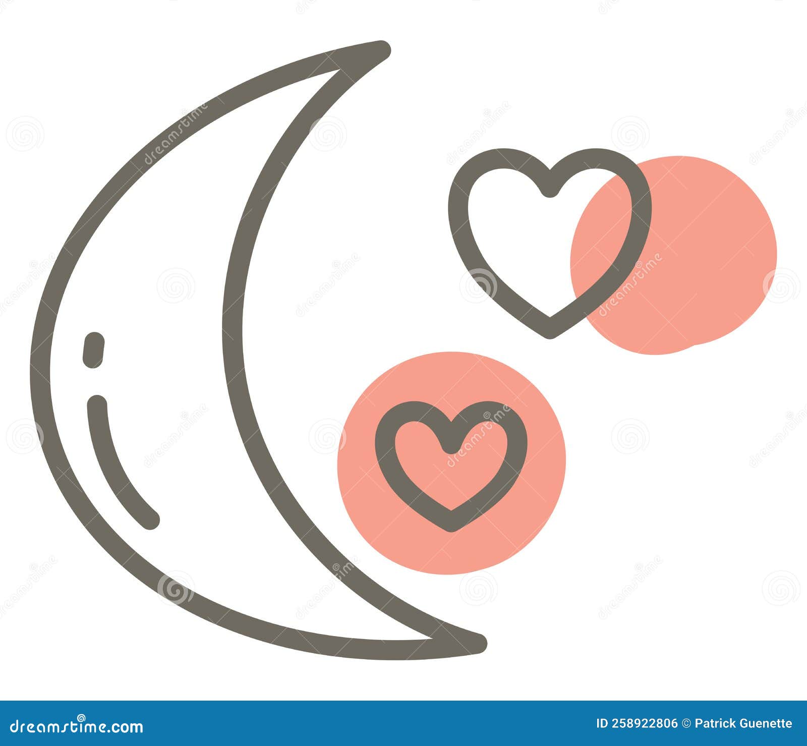 Date night, icon stock vector. Illustration of year - 258922806