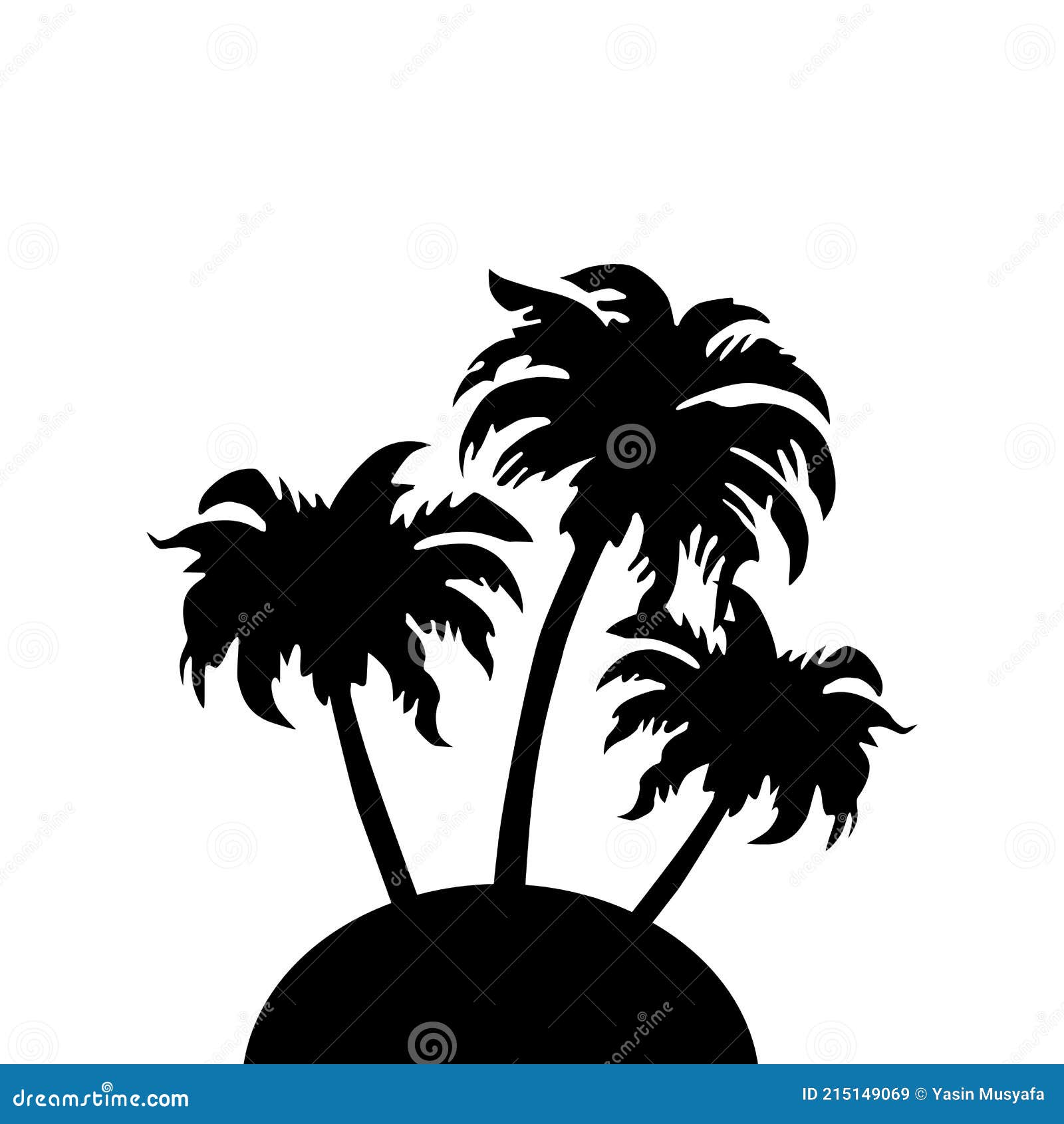 Date Palm Symbol - Vector Illustration Stock Vector - Illustration of ...