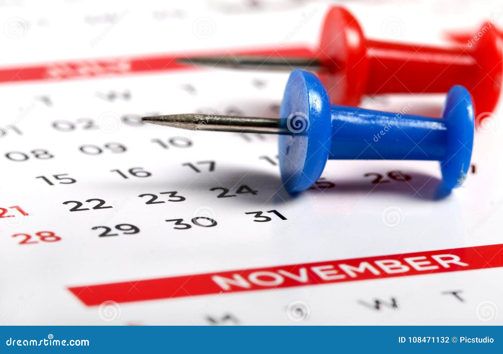 Date and pins stock photo. Image of march, flower, pinned - 108471132