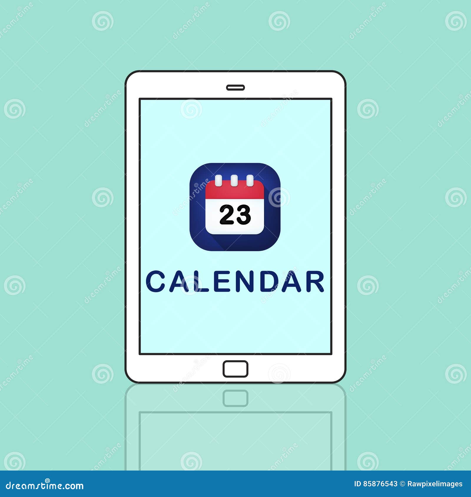Calendar Application Template. Mobile And Web Interface Template ... Calendar Application Template. Mobile And Web Interface Template ...