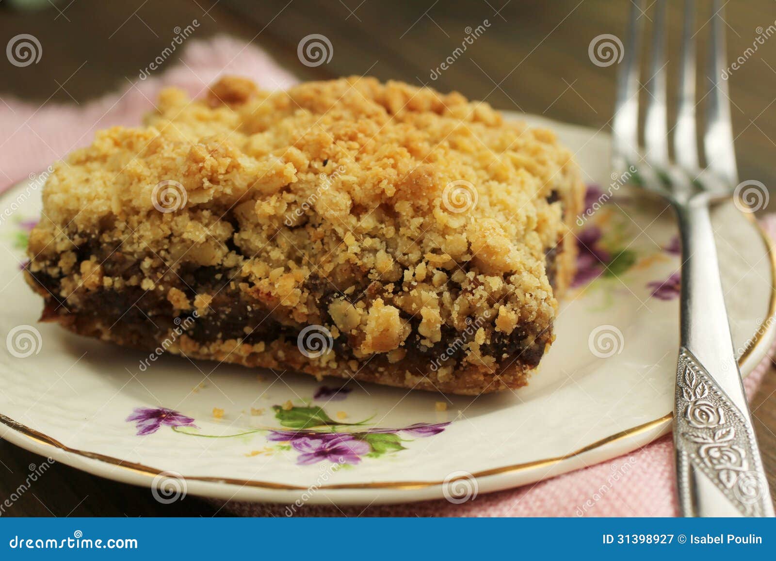 Date square stock image. Image of food, sweet, dessert - 31398927