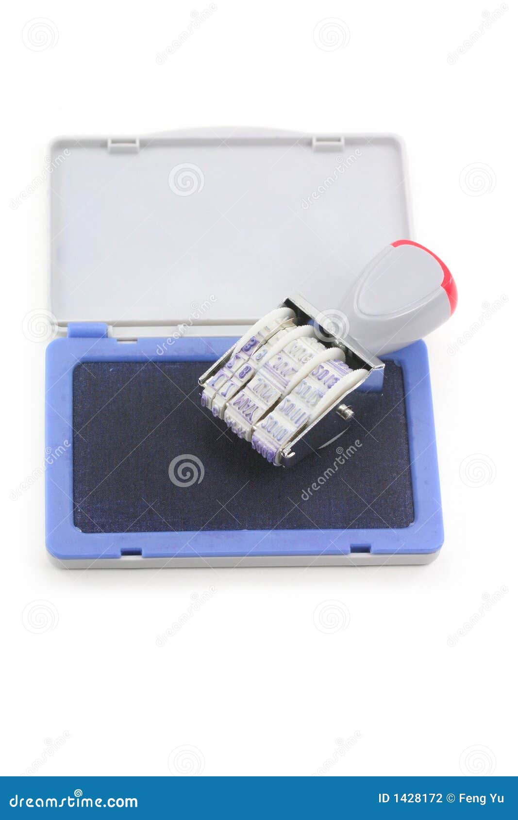 Date Stamp stock photo. Image of isolated, stamping, white - 1428172