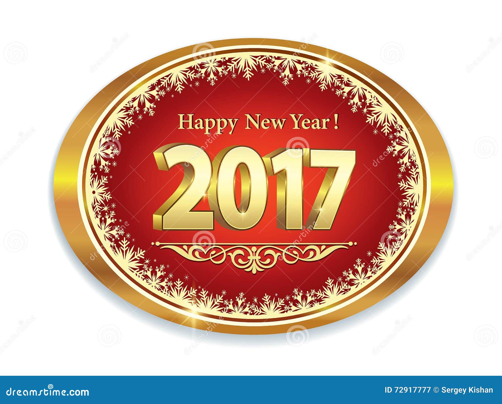 Date 2017 Sur Un Fond Rouge Illustration de Vecteur - Illustration du ...