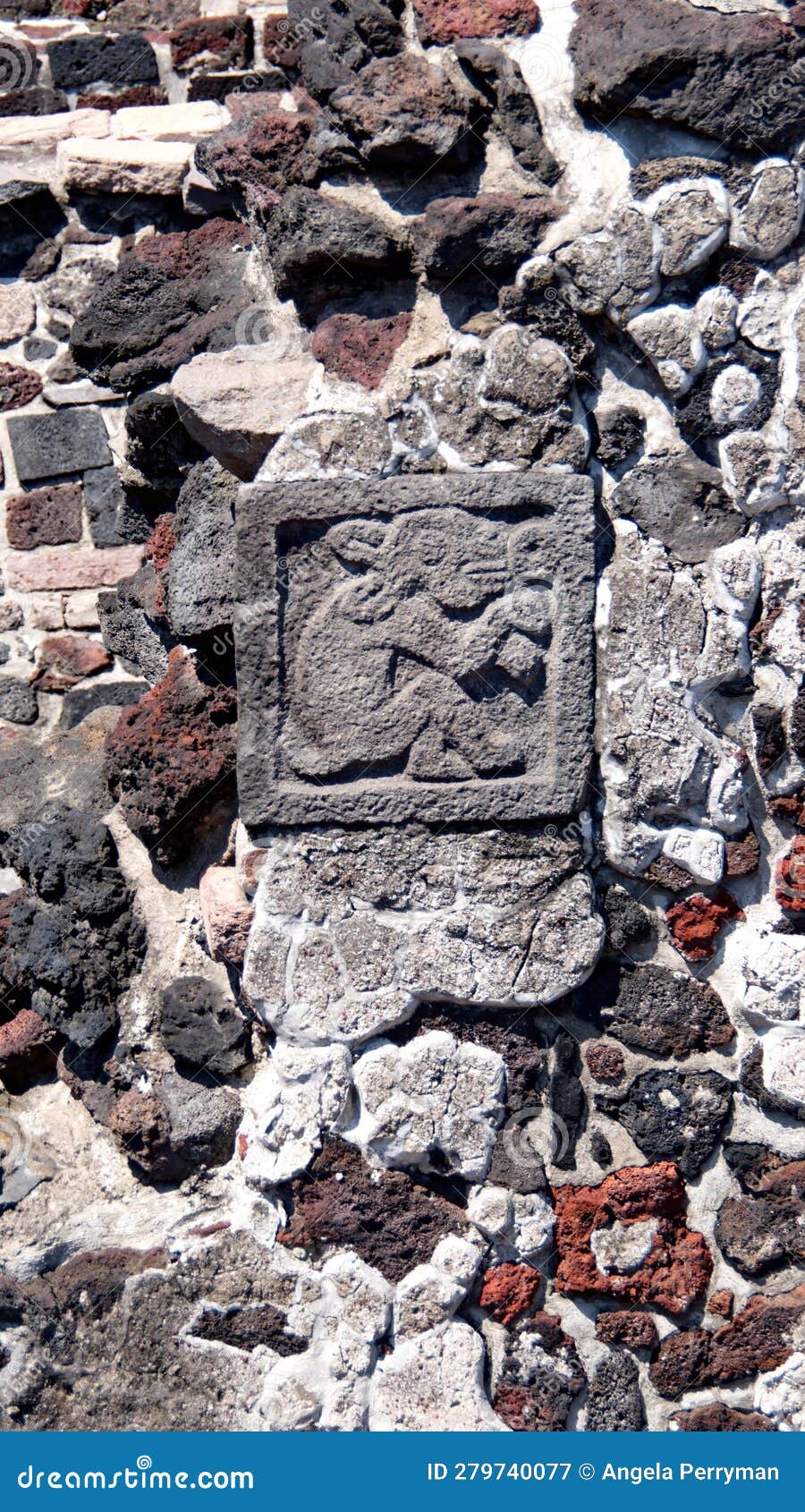 Date Tile in the Templo Mayor in Mexico City Stock Image - Image of ...
