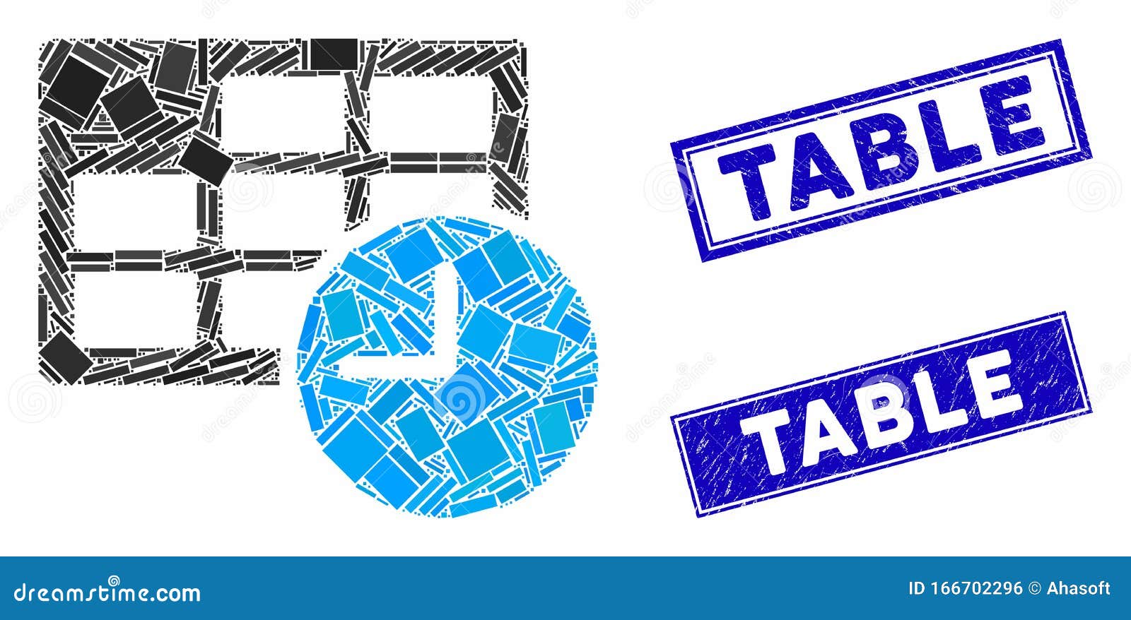 Date and Time Mosaic and Scratched Rectangle Watermarks Stock ...