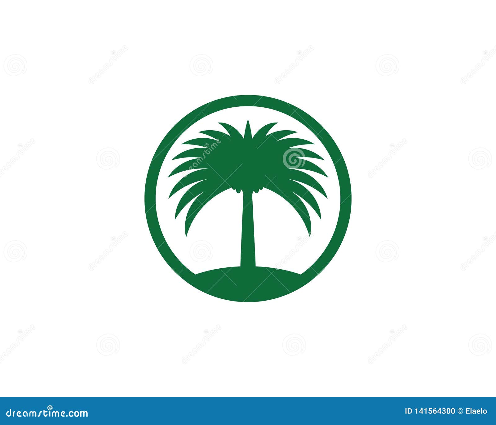 Date Tree Icon Vector Illustration Stock Vector - Illustration of ...