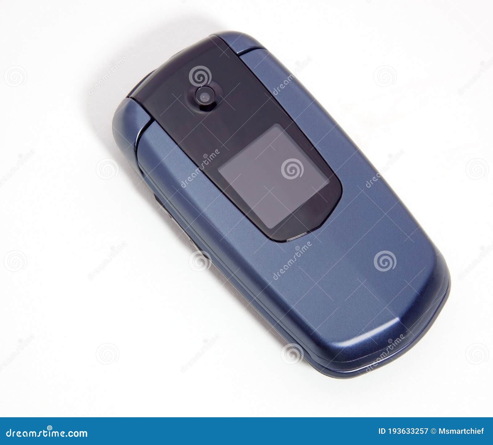 Closed flip cell phone stock image. Image of phone, cellular - 193633257