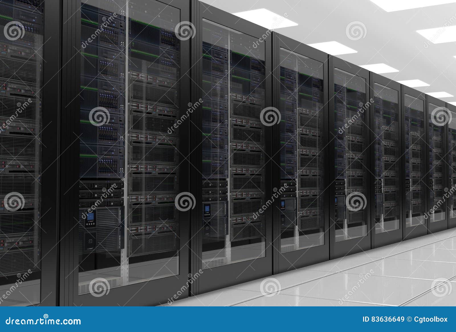 Daten-Server Oder Rechenzentrum Stock Abbildung - Illustration von ...