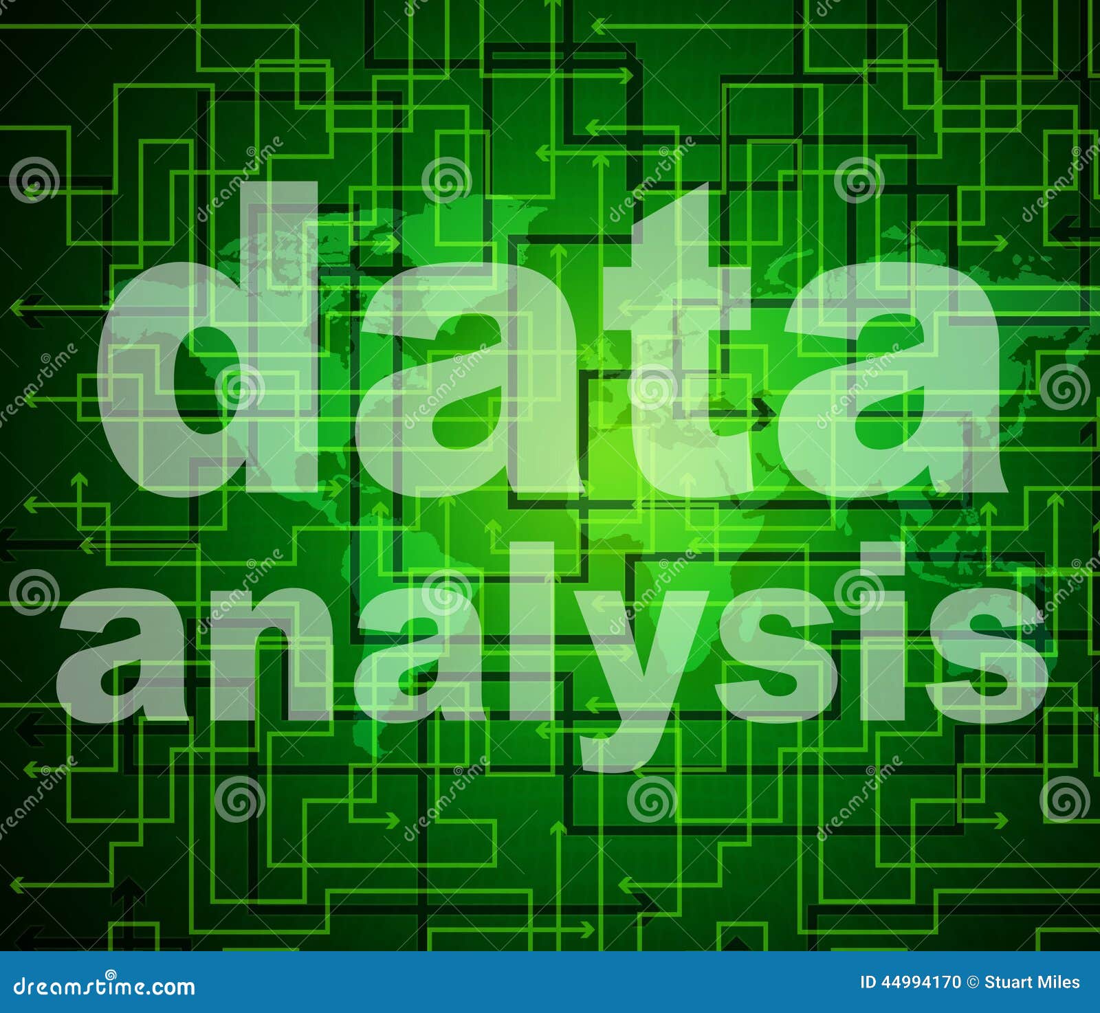 Datenanalyse-Durchschnitte Analysieren Bytes Und Forschen Nach Stock ...