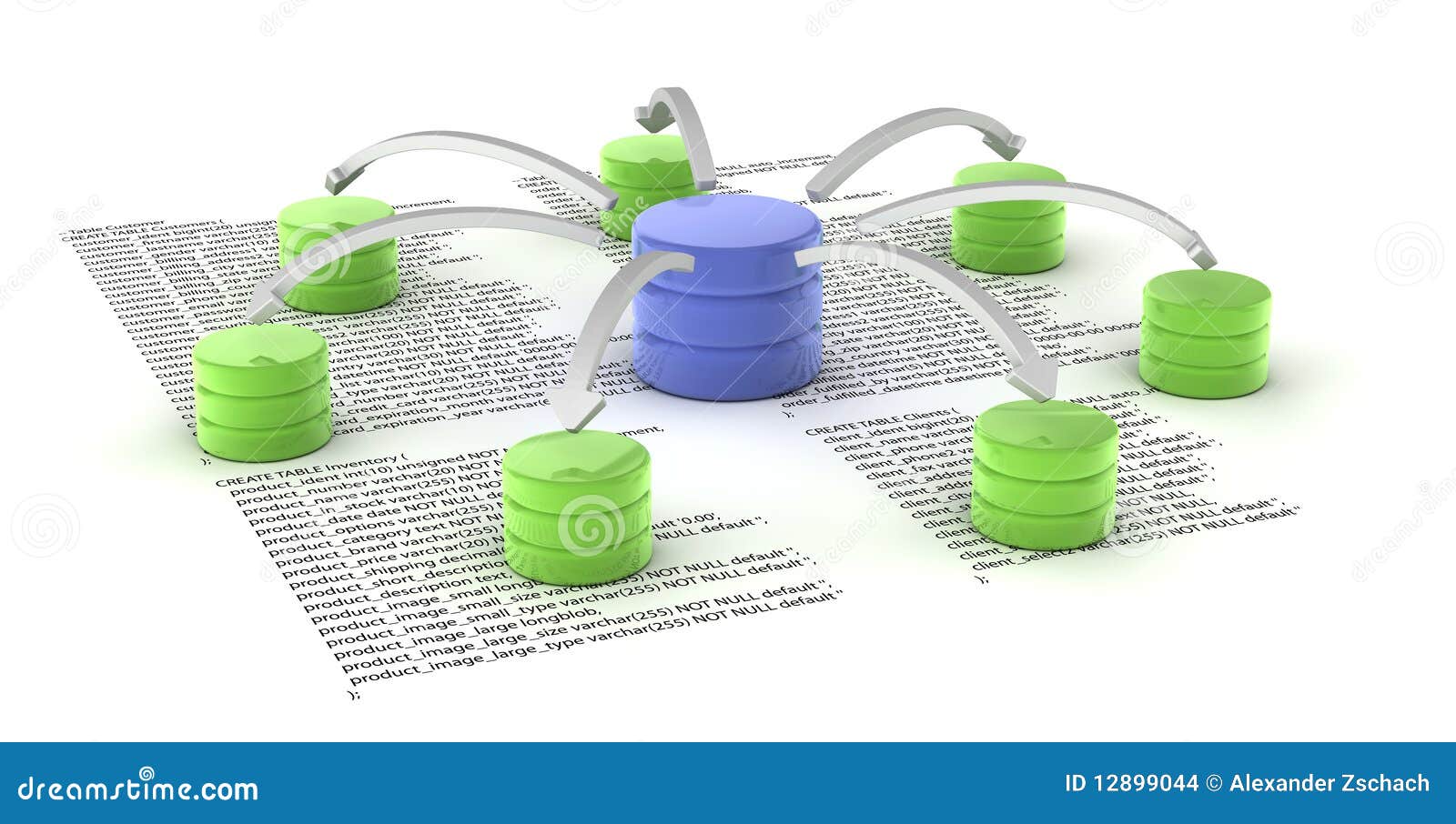 Datenbank stock abbildung. Illustration von büro, arbeit - 12899044