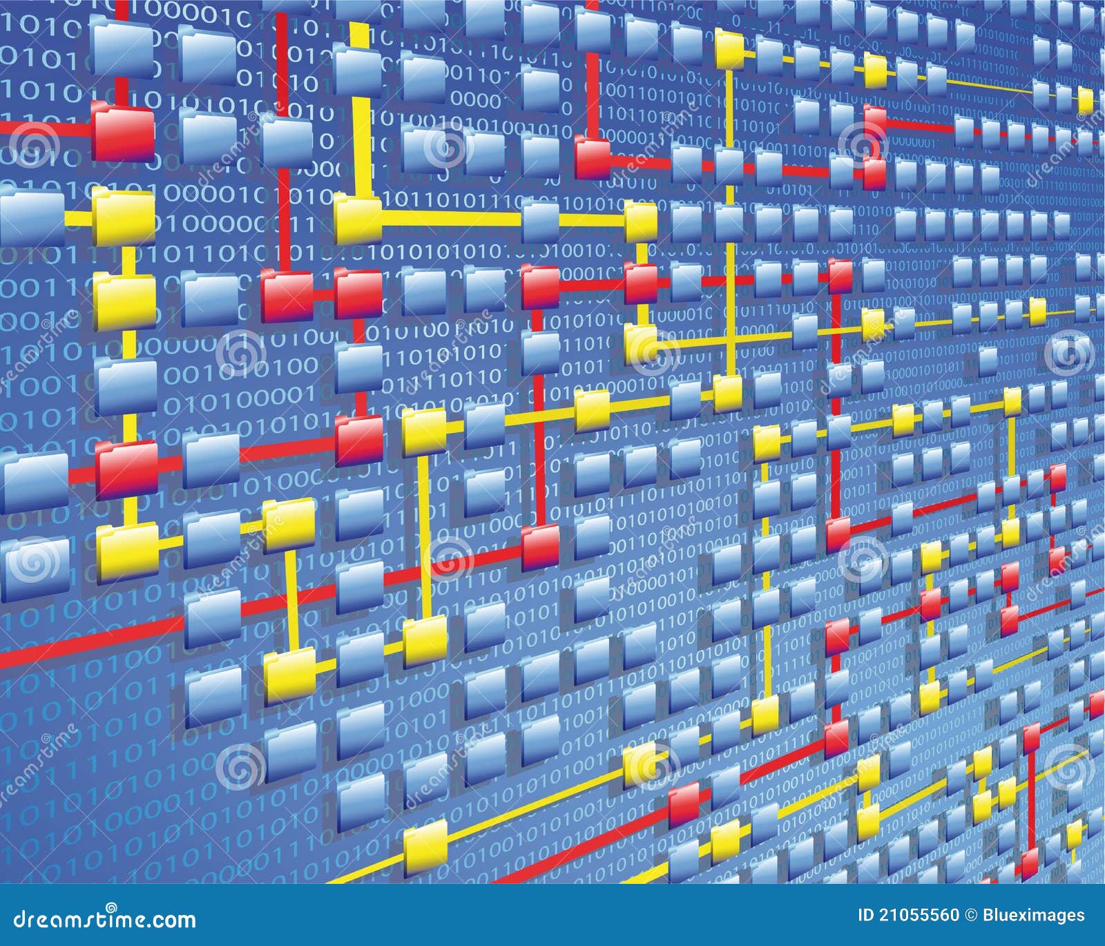 Datenfluss vektor abbildung. Illustration von ikone, graphiken - 21055560