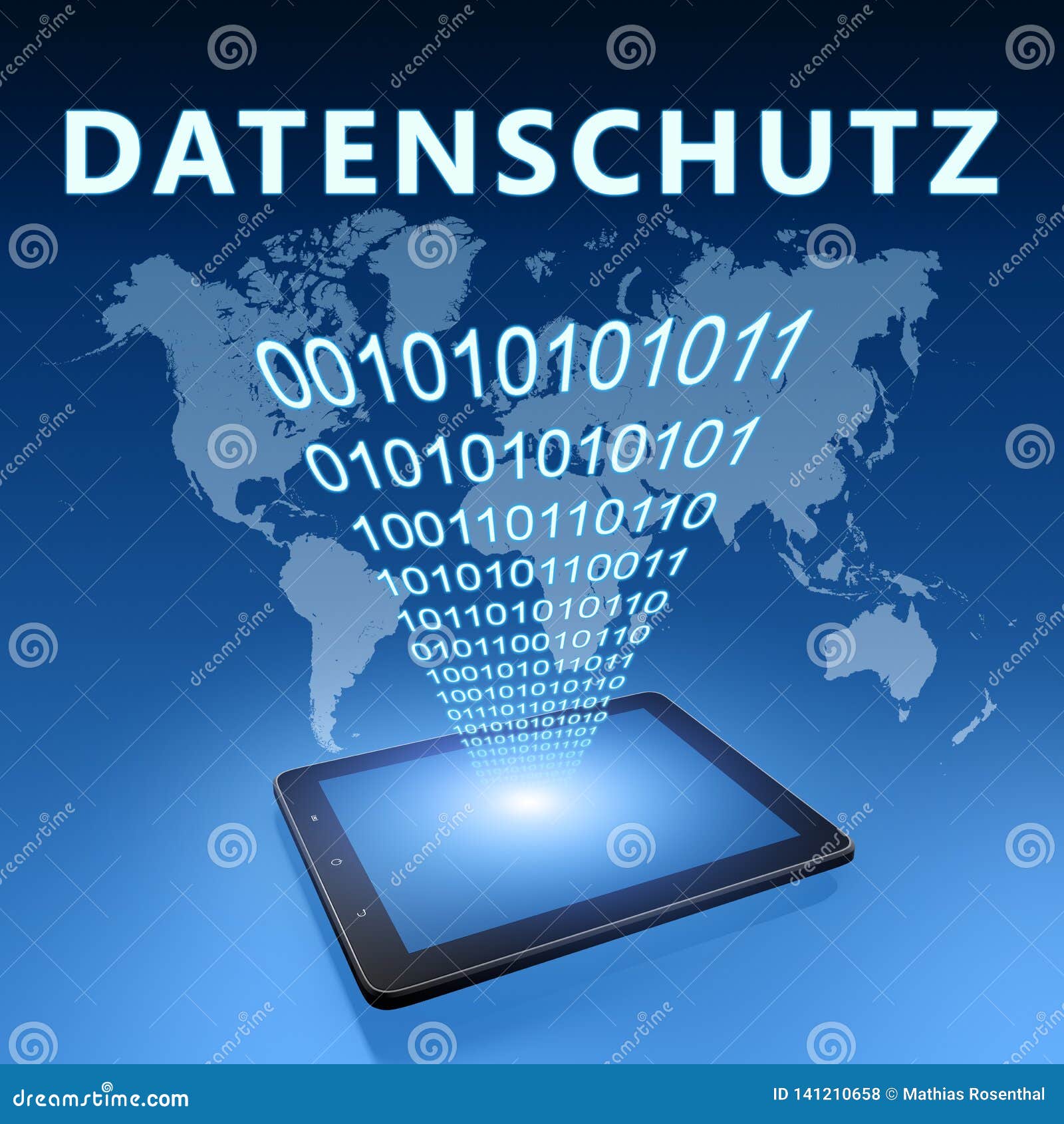 Datenschutz stock illustration. Illustration of firewall - 141210658