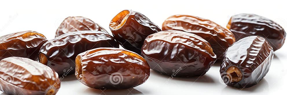 Dates on Border Side on Plain White Background Copyspace Ai Generated ...