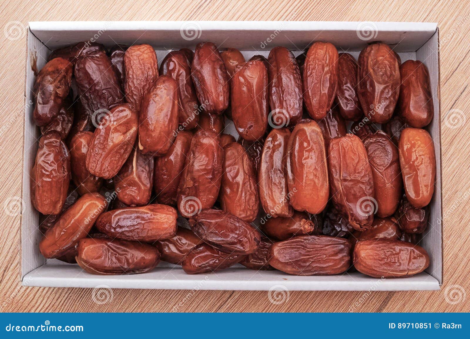 Dates in Boxes View from the Top Stock Image - Image of horizontal ...