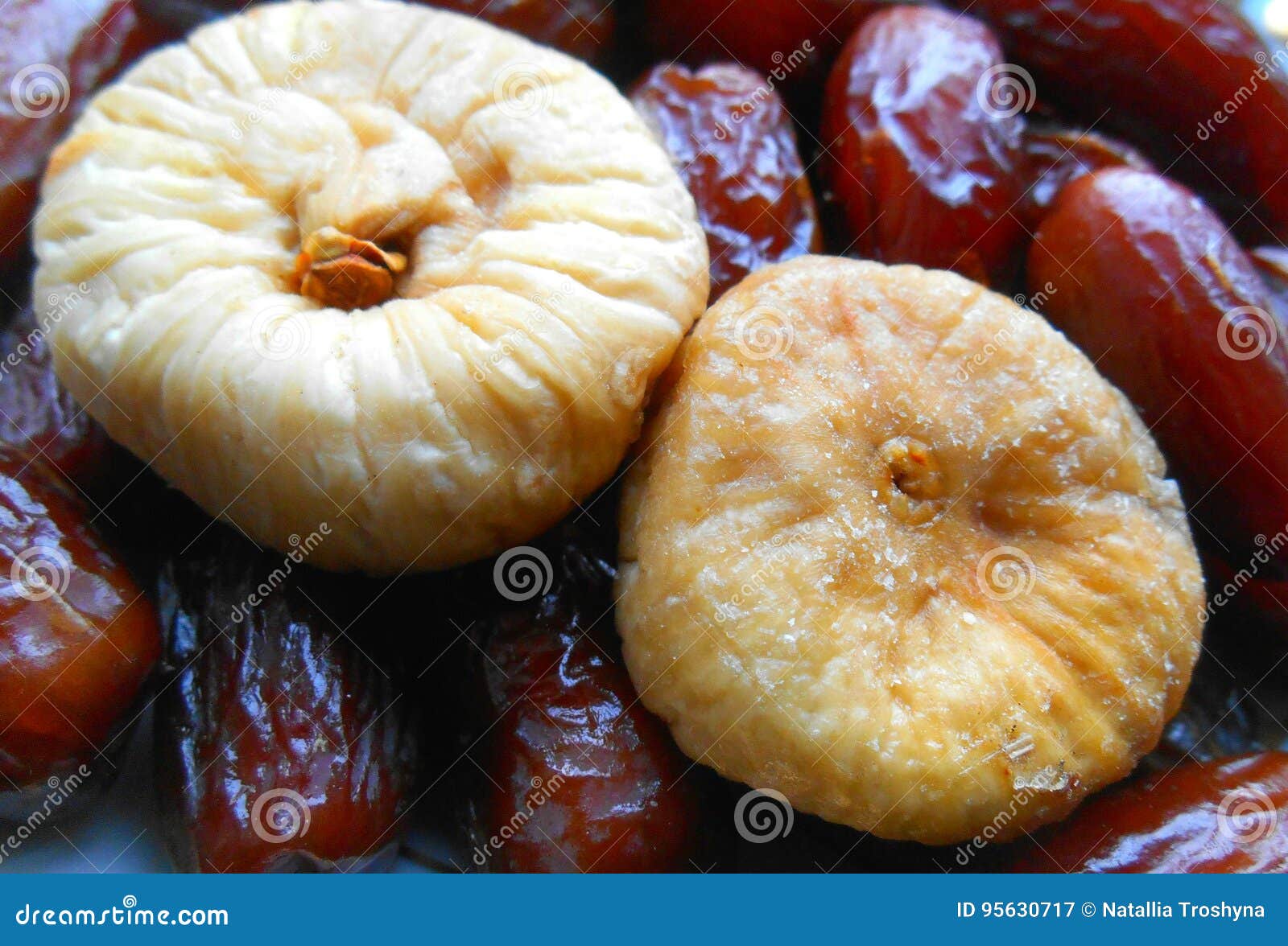 Dates and figs background stock image. Image of dates - 95630717