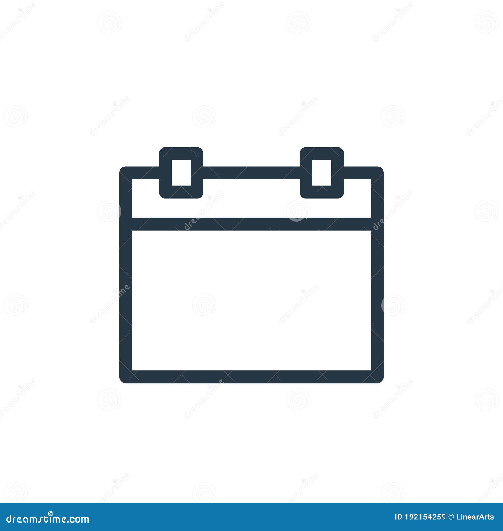 Dates Icon Vector from Ui Concept. Thin Line Illustration of Dates ...