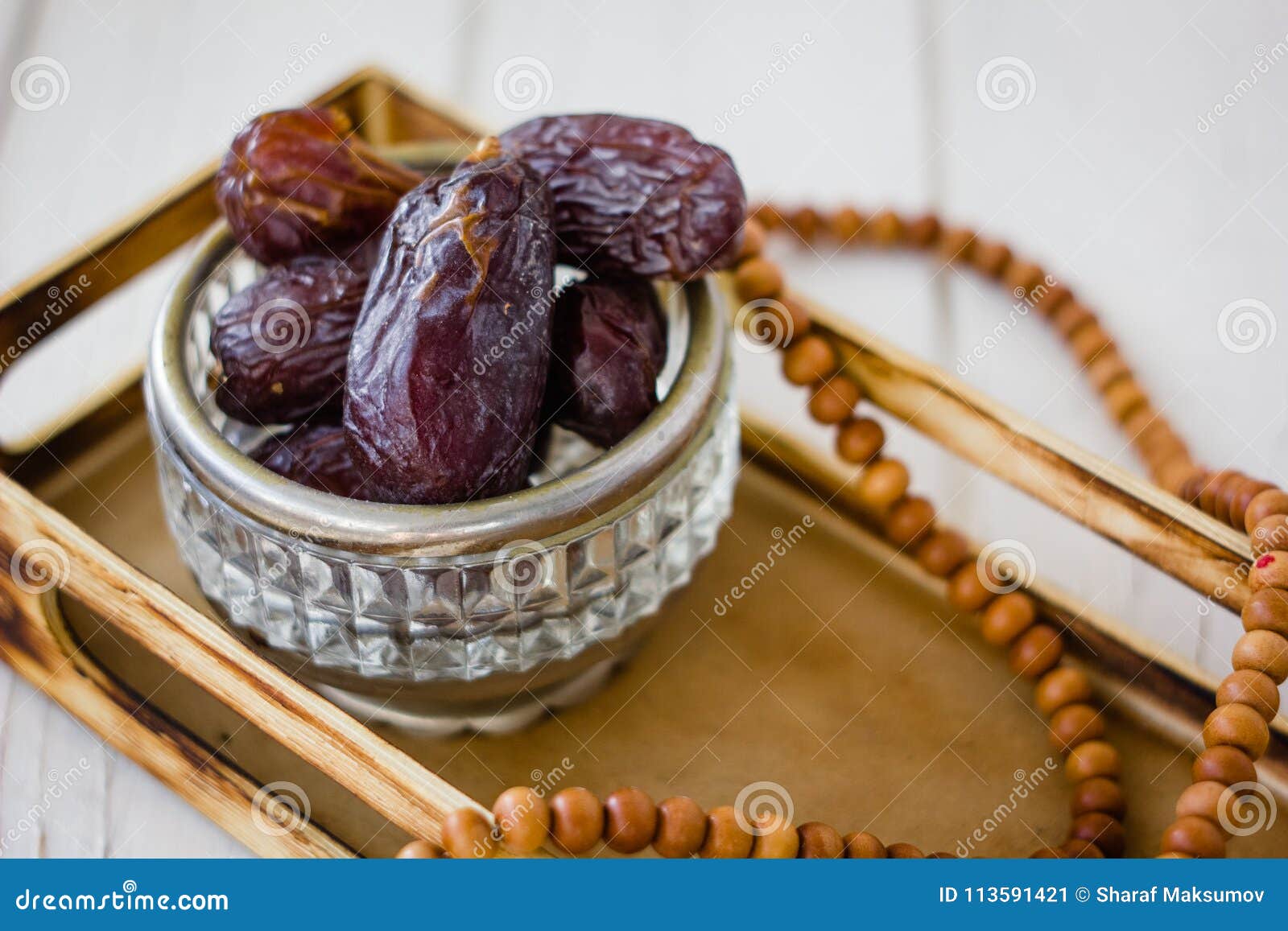 Dates for iftar time. stock image. Image of tray, holy - 113591421