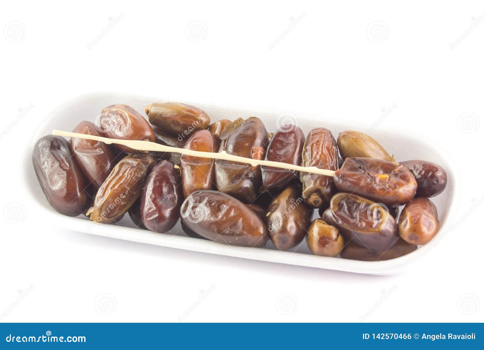 Date Pack on White Background Stock Photo - Image of diet, insulated ...